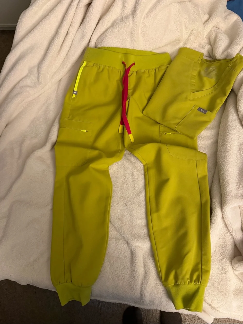 Figs | Other | Figs Lime Green Medical Scrub Top And Pants | Poshmark